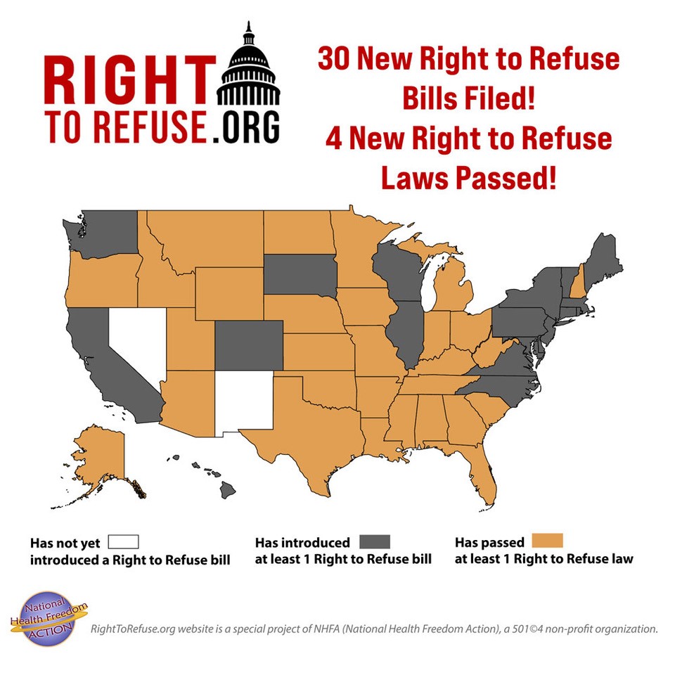 Right to Refuse Update: 30 New Bills and Four New Laws! - National ...
