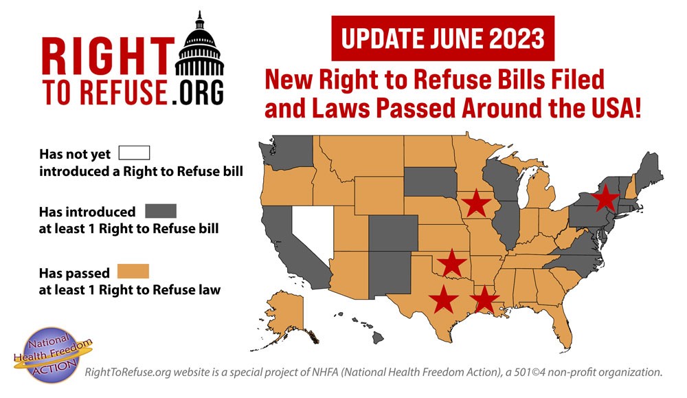 New Right to Refuse Bills and Laws Around the USA! - National Health ...
