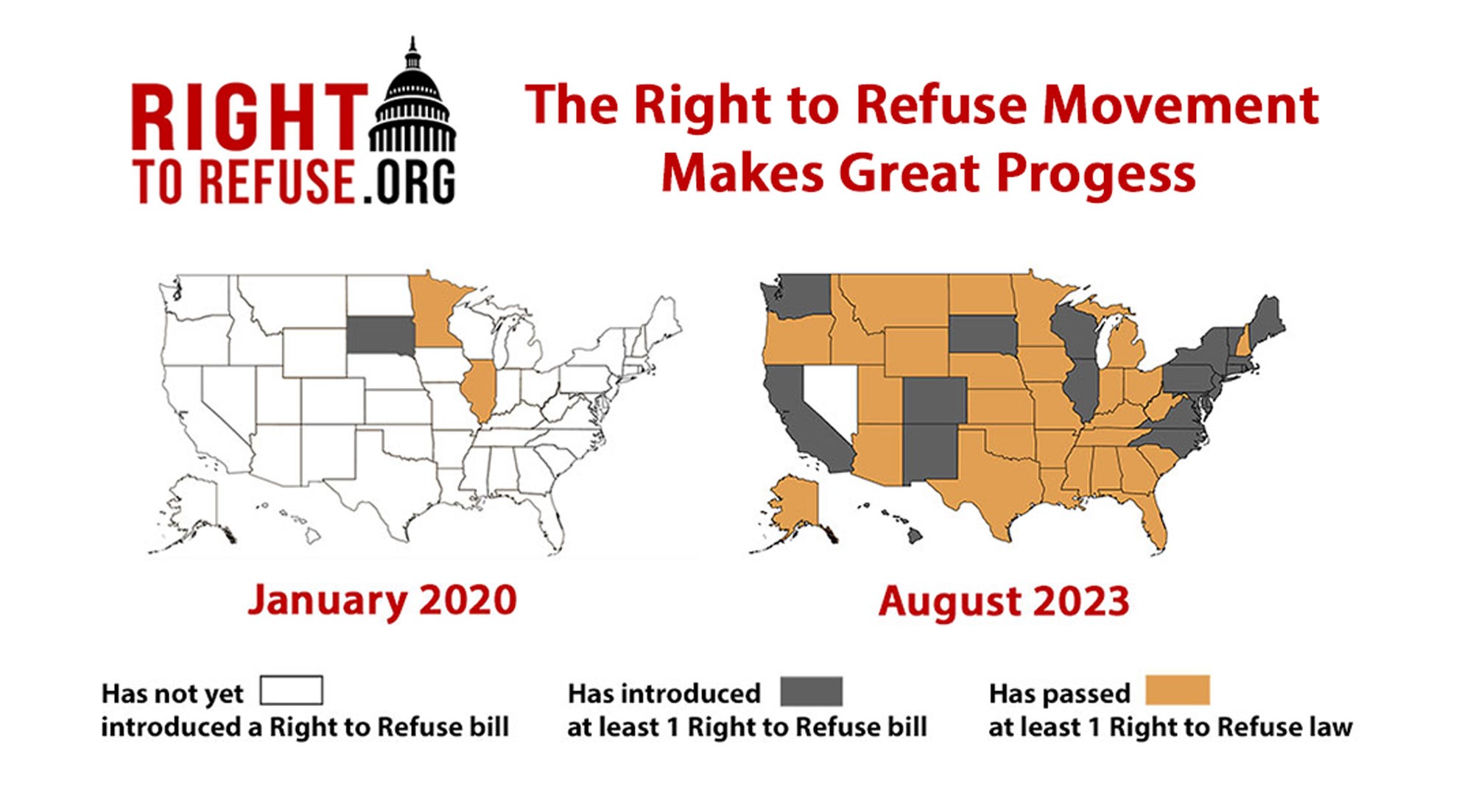 Right to Refuse: New Laws in 2023 - National Health Freedom Action