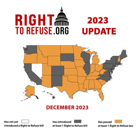 Right to Refuse: New Laws in 2023 - National Health Freedom Action
