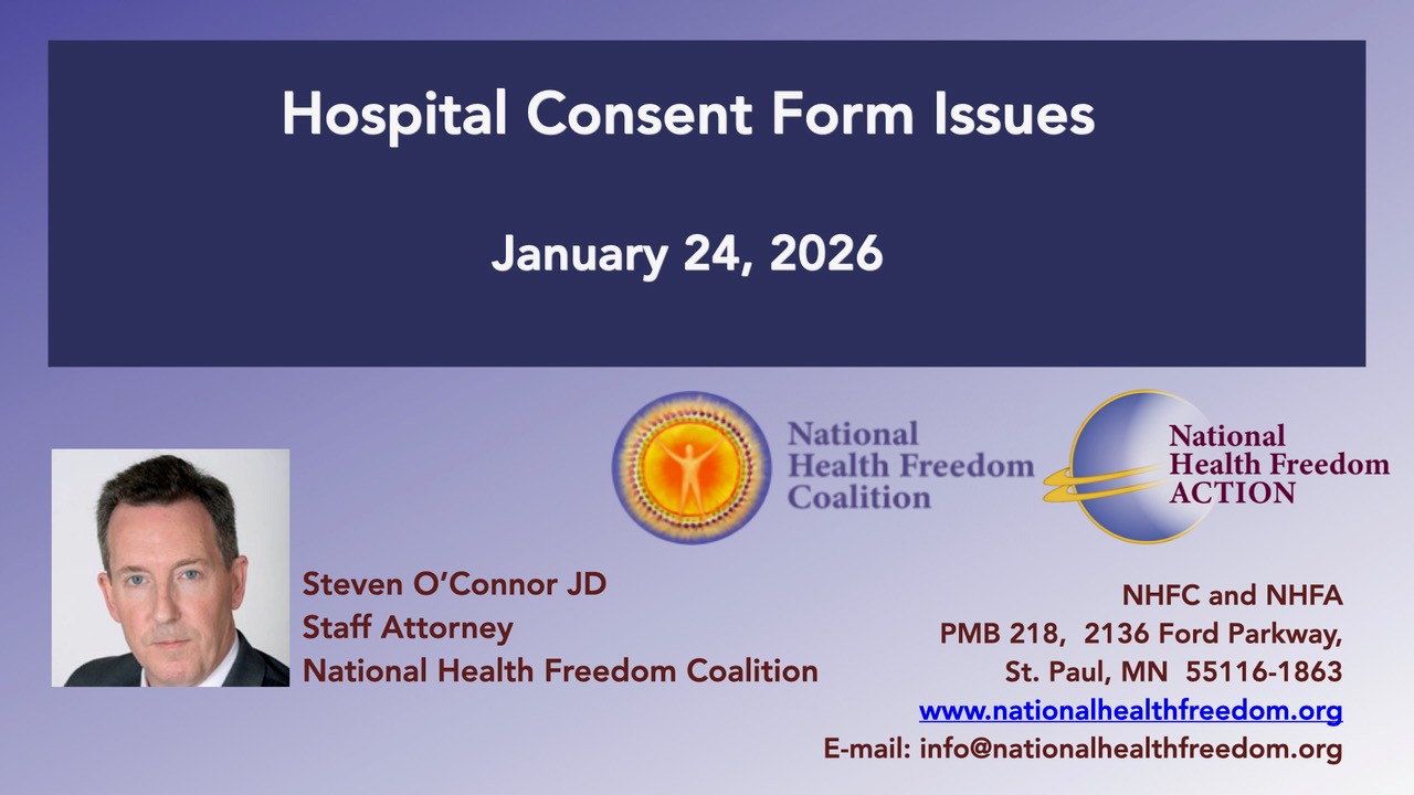 Video: Hospital Consent Forms and Health Freedom - National Health ...